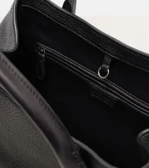 THE ROW Alger Medium Leather Shoulder Bag