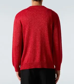 BODE Lamé Jacquard Cardigan