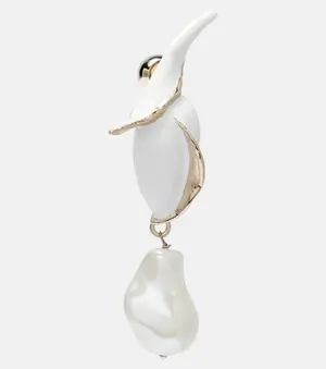 Erdem Mother-of-pearl Drop Earrings