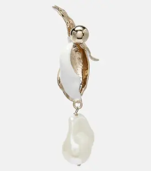 Erdem Mother-of-pearl Drop Earrings