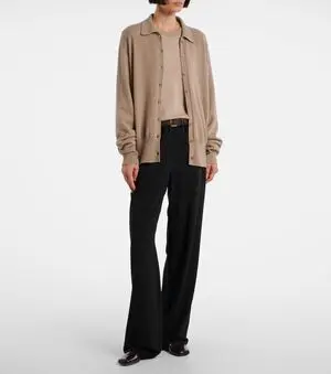 THE ROW Lillia Cashmere Cardigan - Beige
