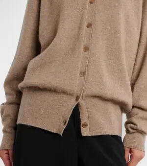 THE ROW Lillia Cashmere Cardigan - Beige