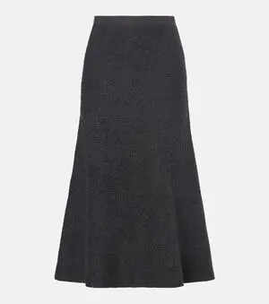 THE ROW Lian Cotton Midi Skirt
