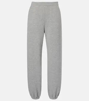 THE ROW Liyana Cashmere Sweatpants - Grey