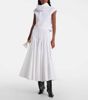 Jacquemus Tourni Croc-effect Leather Knee-high Boots