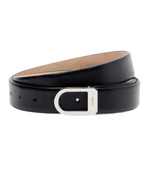 Khaite Saddle Leather Belt - Black
