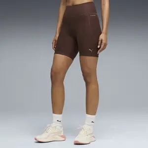 PUMA Cloudspun Training Biker Shorts Brown