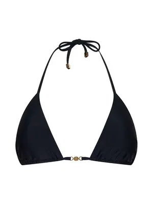 L'Agence Kristin Triangle Bikini Top - Black