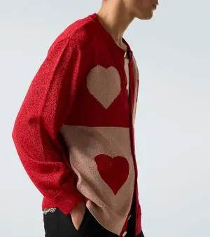 BODE Lame Jacquard Cardigan