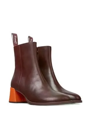 Camper Twins Leather Ankle Boots