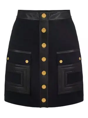 Elisabetta Franchi Button-embellished Mini Skirt