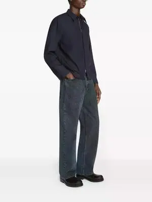 Dries Van Noten Zip-up Patch-pocket Shirt