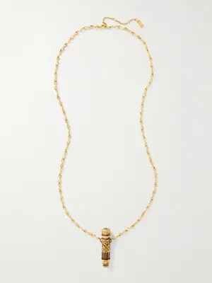 Chloé Tone Pendant Necklace
