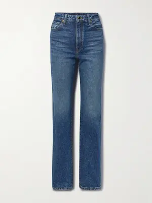 Khaite Danielle Stretch High-rise Slim-leg Jeans