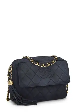 Chanel Quilted Suede Camera Bag