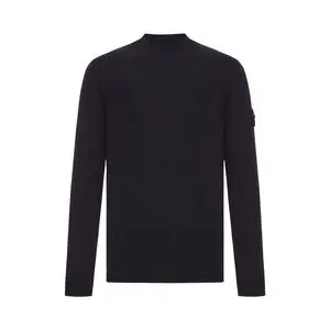 Stone Island Wool-nylon Knit Crewneck