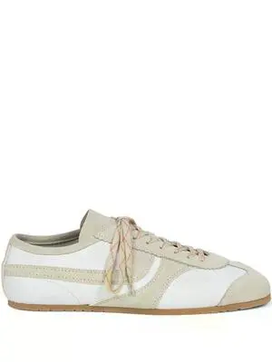 Dries Van Noten Suede-panel Sneakers - Neutrals