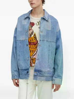 Desigual Patchwork Denim Jacket