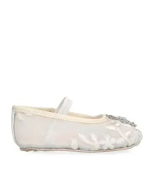 ARUNA SETH Lace Odette Ballerina Flats