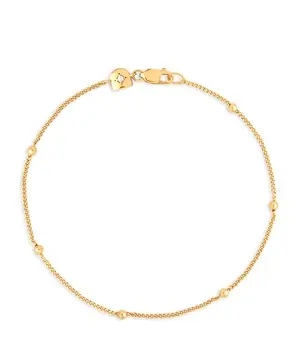 ASTRID & MIYU Essential Beaded Chain Bracelet - Gold