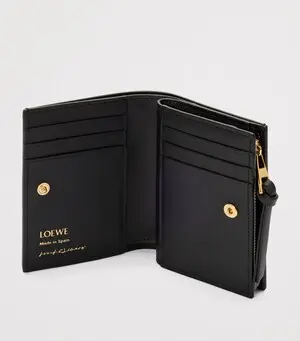 Loewe X Albers Leather Compact Wallet