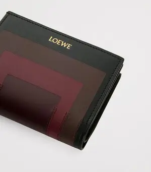 Loewe X Albers Leather Compact Wallet