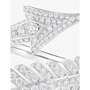 Boucheron Fleche 18ct White-gold Diamond Arrow Ring