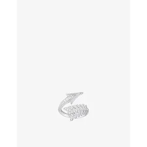 Boucheron Fleche 18ct White-gold Diamond Arrow Ring