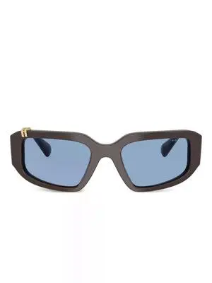 VOGUE EYEWEAR Embellished Geometric Sunglasses - Brown