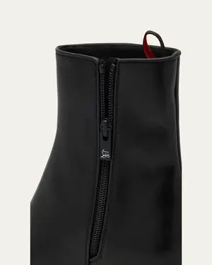 CHRISTIAN LOUBOUTIN Ziggissimo Forever Leather Ankle Boots