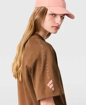 Stella McCartney Oversized Logo T-shirt - Brown