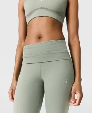 Stella McCartney Roll-top Split-cuff Leggings