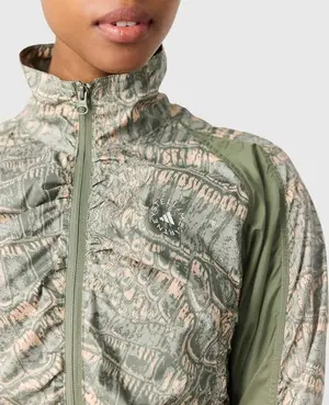 Stella McCartney Funnel Neck Graphic Print Track Jacket
