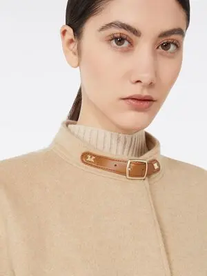 Max Mara Cashmere, Camel, And Silk Bomber Jacket