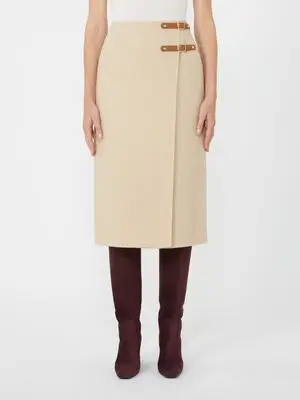 Max Mara Camel Drap Skirt