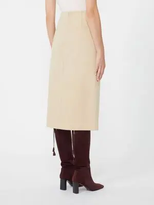 Max Mara Camel Drap Skirt