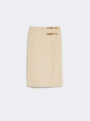Max Mara Camel Drap Skirt
