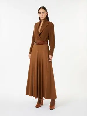 Max Mara A-line Zibeline Skirt