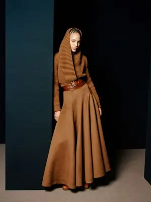 Max Mara A-line Zibeline Skirt