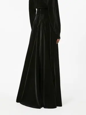 Max Mara Long Velvet Skirt