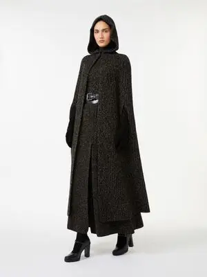Max Mara Ribbed Wool And Cashmere Flared Skirt