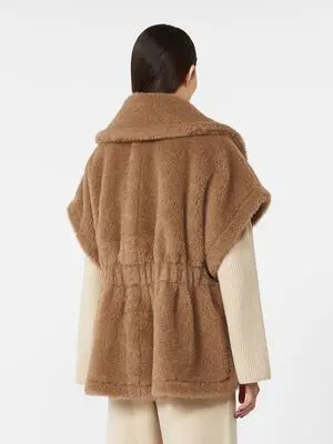 Max Mara Alpaca And Cashmere Teddy Cape
