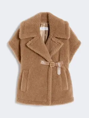 Max Mara Alpaca And Cashmere Teddy Cape