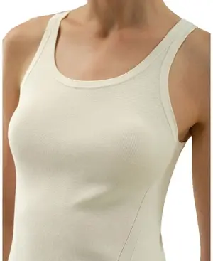 Lilysilk Basic Silk Tank Top - Natural White