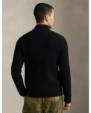 Polo Ralph Lauren Wool Mockneck Cardigan