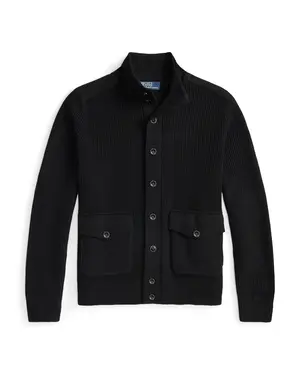 Polo Ralph Lauren Wool Mockneck Cardigan