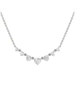 VRAI Petite Linked Tennis Necklace - Silver