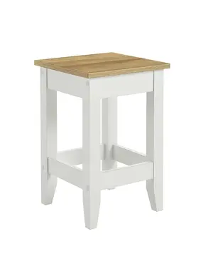 MODWAY Sunbrook Kitchen Stool - Oak White