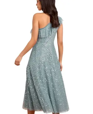 NEEDLE & THREAD Dappled Sequin Ballerina Dress