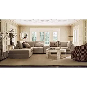 VANGUARD FURNITURE Lucca Five Piece Sectional Sofa - Jingo Twine